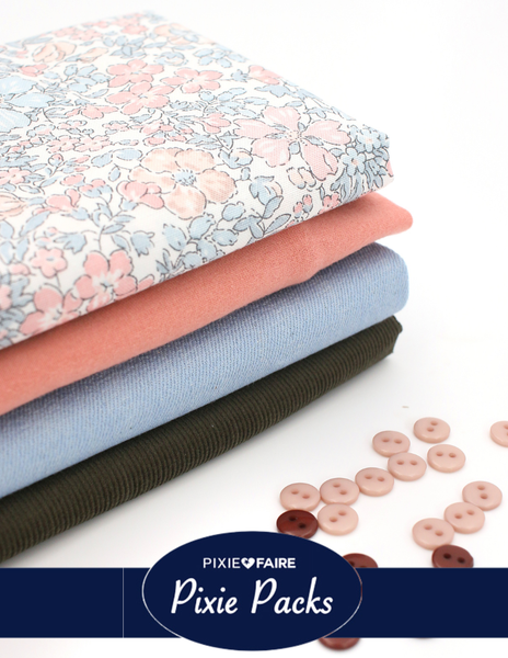 Pixie Packs Vintage Blossom Vibes Curated Fabric Bundle