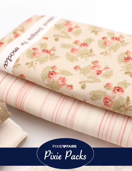 Limited Edition Pixie Pack Civil War Ensemble Tan and Coral Historical