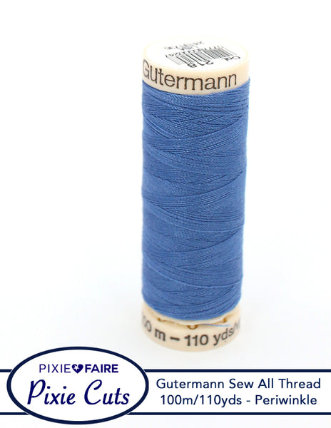 Gutermann Sew All Polyester Thread 100m/110yds Periwinkle