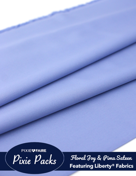 Pixie Packs Liberty Floral Joy & Sea Island Sateen Pima Cotton