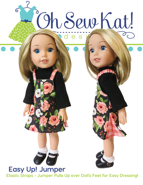 Oh Sew Kat Easy Up! Jumper Doll Clothes Pattern for 14.5 inch Dolls