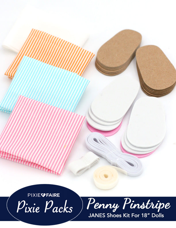 Pixie Packs Penny Pinstripe Janes Shoe Collection