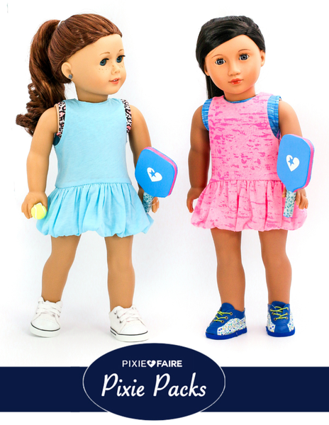 Pixie Packs Pickleball Paddle Set & Pattern Craft Kit PINK