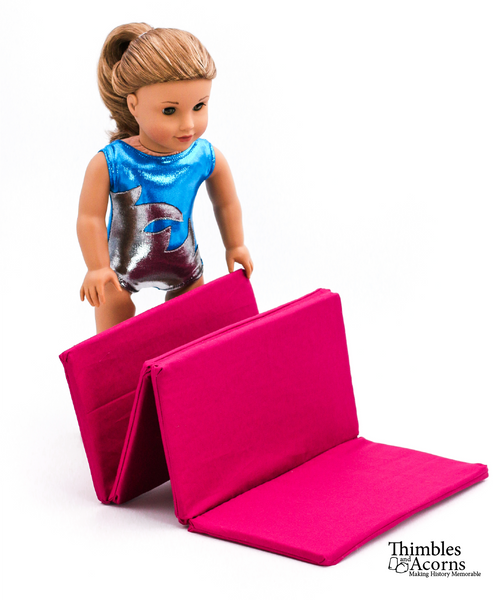 Thimbles and Acorns Tumbling Mat For 18" Dolls