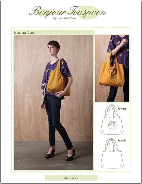 Bonjour Teaspoon Doll Emma Tote Bundle Girl and Doll Clothes Pattern