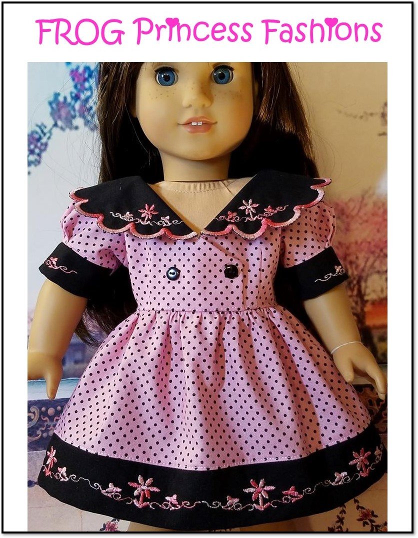 Frog Princess Fashions Charm School Blue Lace Set 18" Dolls Machine ...