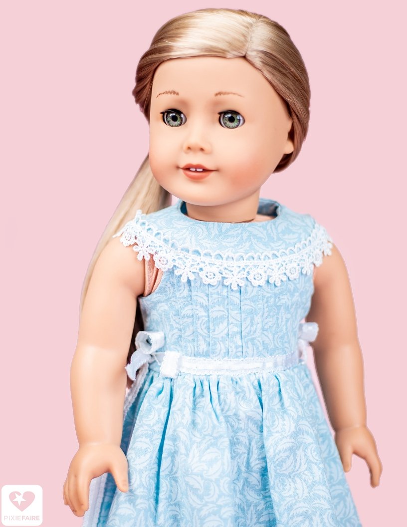 Dolly Wears 50s N Polka Dots Doll Clothes Pattern 18 inch American Girl ...