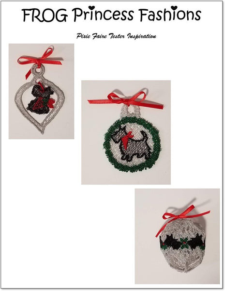 Frog Princess Fashions Highlands Holiday Machine Embroidery Design