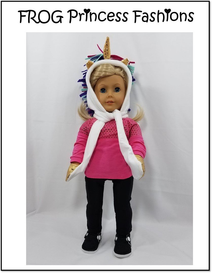 Frog Princess Fashions Super Scoodie Doll Clothes Pattern 18 inch ...