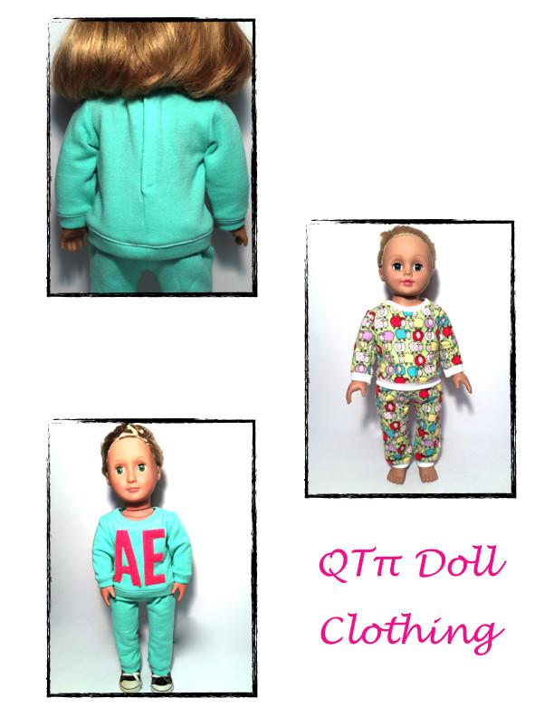 QTπ Pattern Co Fast Track Suit 18" Doll Clothes Pattern
