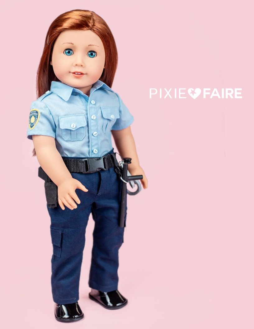Koski Kreations Law Enforcement Uniform Doll Clothes Pattern 18 ...