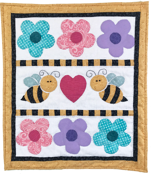 Ladybug Doll Quilts Buzzy Love 18" Doll Quilt Pattern