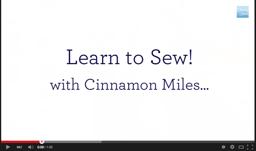 Sewing Academy - Beginner Level Basic Sewing Class