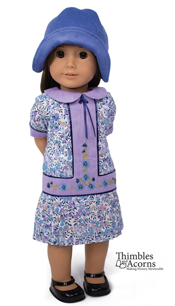 Thimbles and Acorns Mary Brooks Dress Doll Clothes Pattern 18 inch ...