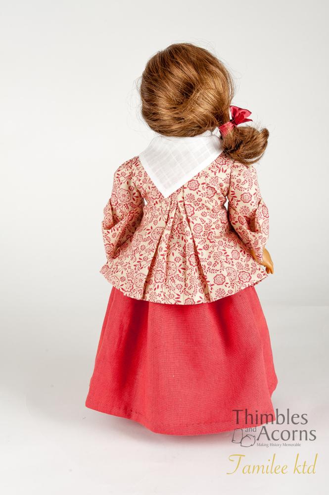Thimbles and Acorns 1770 Sacque Back Gown and Caraco Jacket 18 Inch ...